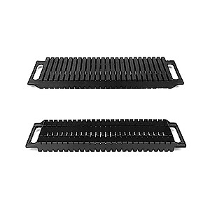 Qwork Antistatic ESD Circulation Rack Shelf, 2 Pack Dual- Ear Antistatic PCB Tray Rack, ESD Shelf Storage Turnover Rack, 47 x 14 x 3.5cm, Black