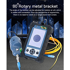 400X Magnification Fiber Optic Inspection Probe KIP-600V, Support Real-time Video Recording + Expansion of TF Card + Four UPC Tips + 3.5 inch HD LCD Display + 4,000mAh Large Battery Capacity FTTX Tool