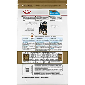 Royal Canin Breed Health Nutrition Rottweiler Puppy Dry Dog Food, 30 lb