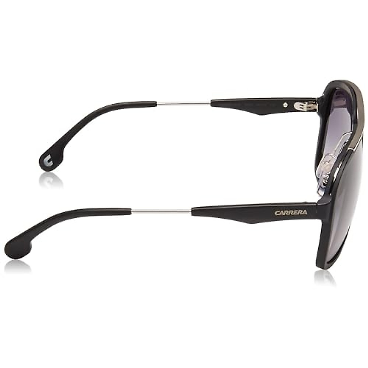 Carrera Men's CA133/S Pilot Sunglasses, Matte Black Ruthenium/Dark Gray Gradient, 57 mm