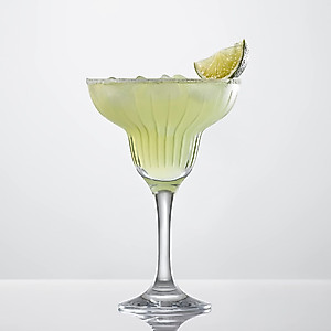 GRACE ERA Margarita Glasses Set Cocktail Glasses for Bar, Frozen Margaritas, Martini, Mixing Cocktails, Gin and Tonic glasses, Set of 2-10oz (Set of 2)