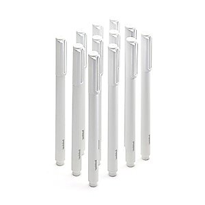 Poppins White Pens 12ct