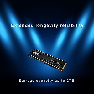 LEVEN JPS800 1TB PCIe Gen4 Speed up to 5,000MB/s 3D NAND NVMe M.2 SSD with Thermal Pad and Heat Sink