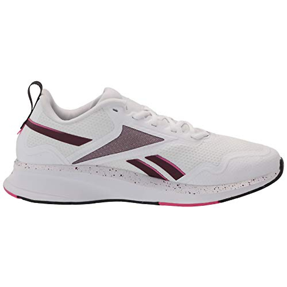 Reebok womens FUSIUM RUN LITE,White/Maroon/Proud Pink,10 M US