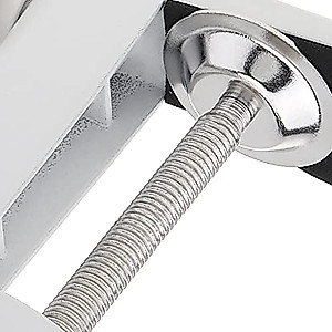 RTNLIT Universal C Shape Table Mounting Clamp for Microphone Suspension Boom Scissor Arm Stand Holder with Adjustable Positioning Screw, Fits up to 2.16"/5.5cm Desktop Thickness-White