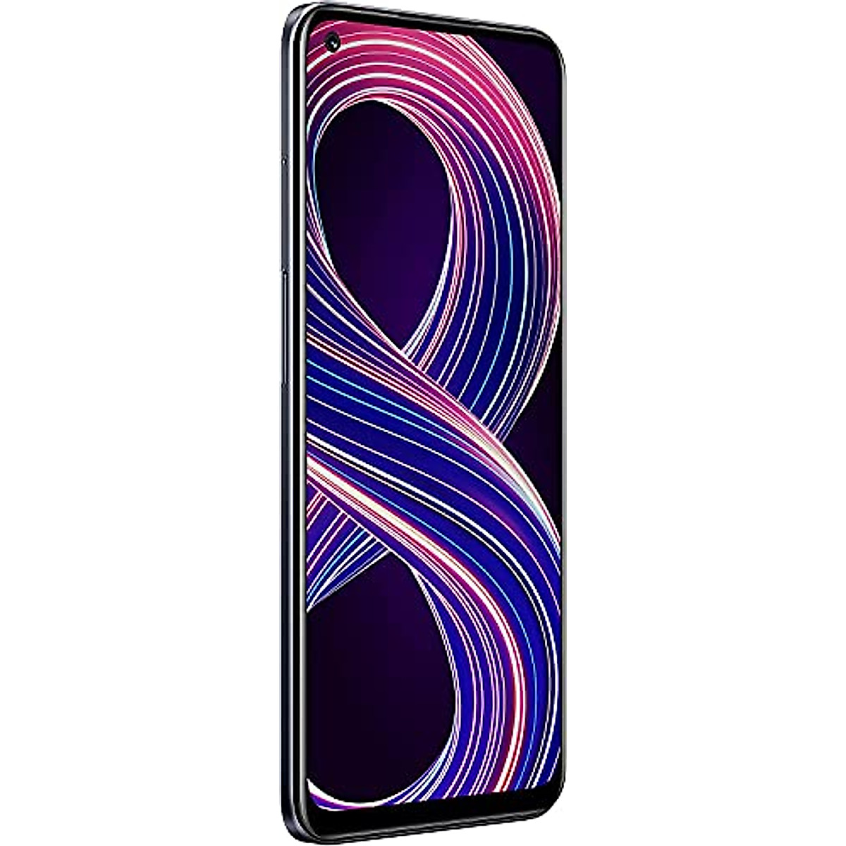 realme 8 5G + 4G Volte GSM Unlocked Global USA Latin Europe Octa Core 48MP Triple Camera (NOT Verizon/Boost/CDMA) (Black Supersonic, 128GB+4GB)