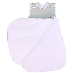 Very Warm Baby Sleeping Bag, Sage Green, 2.5 Togs Winter Model Quilted and Double Layered (Small (3-11 mos))