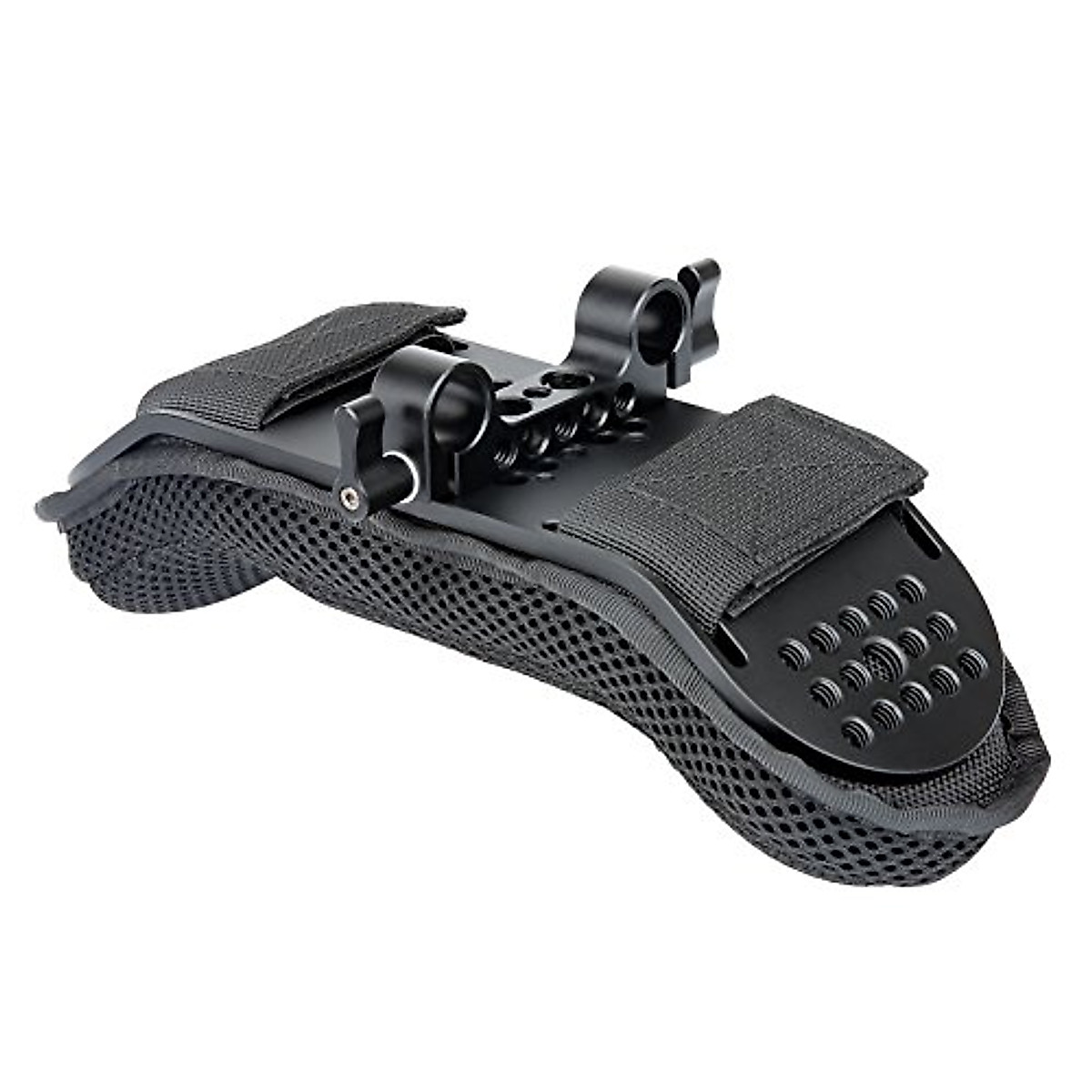 NICEYRIG Steady Shoulder Mount/Shoulder Pad for Video Camcorder Camera DV/DC Support System DSLR Rig (15mm Railblock)