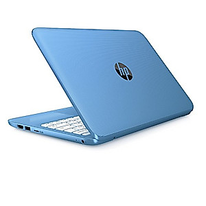 HP Stream 11 11.6 inch Flagship High Performance Laptop (Intel Celeron N3050 1.6GHz, 4GB RAM, 32GB Solid State Drive, Windows 10 Home) Blue (Renewed)