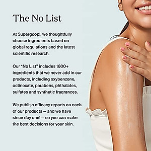 Supergoop! PLAY 100% Mineral Lotion - 3.4 fl oz - Broad Spectrum SPF 30 Sunscreen for Face & Body - Lightweight, Fast Absorbing + Water-Resistant - With Green Algae