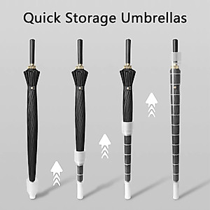 Scalable waterproof outdoor umbrella storage cover for 16 Ribs Umbrella