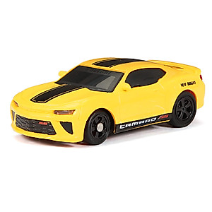 New Bright Mini R/C Mustang GT & Camaro Helmet Racers RC Cars, 2 Pack Set