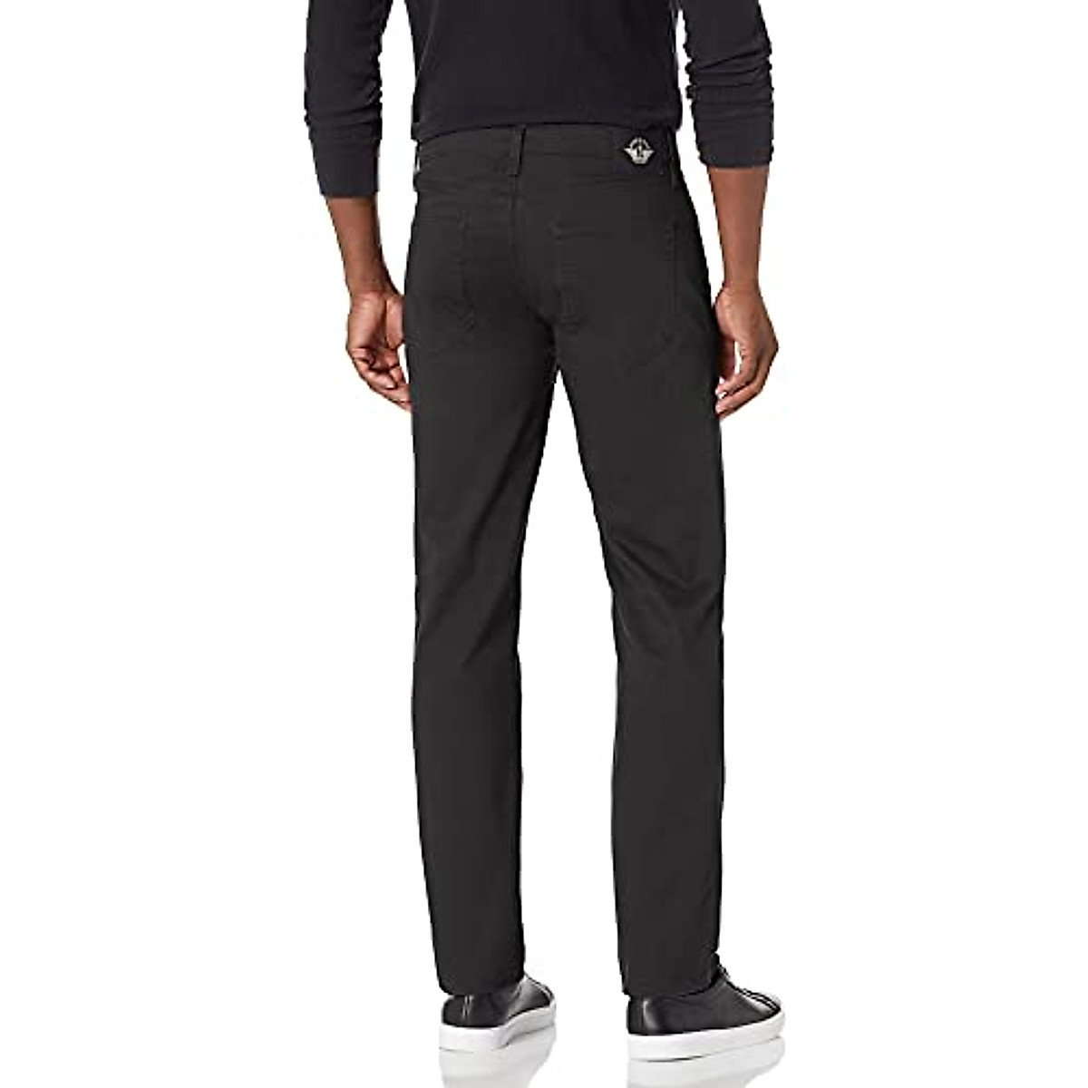 Dockers Men's Straight Fit Jean Cut All Seasons Tech Pants (Standard and Big & Tall), Black, 36W x 32L