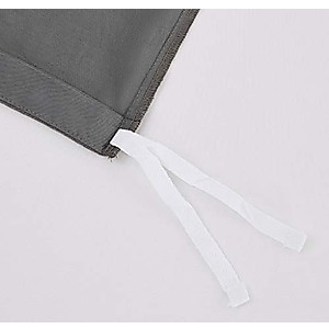 Cotton Duvet Cover for Weighted Blankets 41x60 Inches - Removable Cover with Button Closure - Charcoal Gray