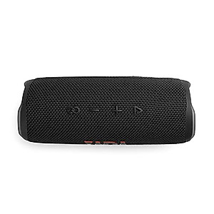 JBL Flip 6 Waterproof Portable Wireless Bluetooth Speaker Bundle with divvi! Premium Hardshell Case - Black