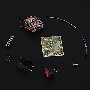 Flyback Transformer High Voltage Generator 2 Sets 15Kv High Voltage Generator Inverter Arc Igniter Coil Module Disassembled Parts