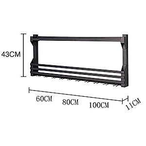 PIBM Stylish Simplicity Correction Fluid Mouse Wall-Mounted Metal Wine Rack Correction Fluid, Yellow , 60*11*43cm