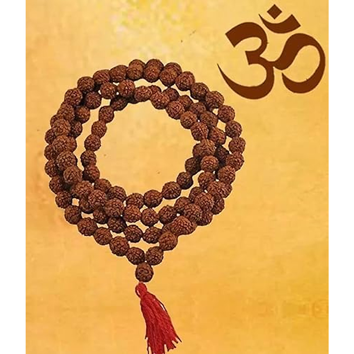 Original Rudraksha Mala With Certificate For Wearing And Japa Mala (5 Mukhi Mala, 108 Beads Mala Rosary Garland)