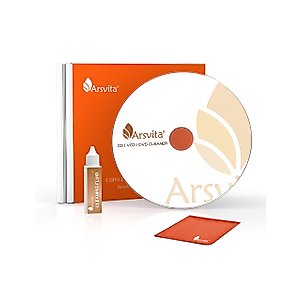 Arsvita Laser Lens Cleaner Disc Cleaning Set for CD/VCD/DVD Player, Safe and Effective, ARCD-02