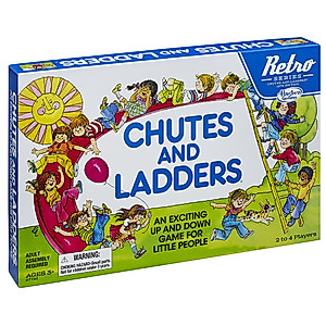 Hasbro Gaming Chutes and Ladders Game: Retro Series 1978 Edition