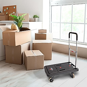 Magna Cart Flatform 300 lb Capacity Four Wheel Folding Platform Truck