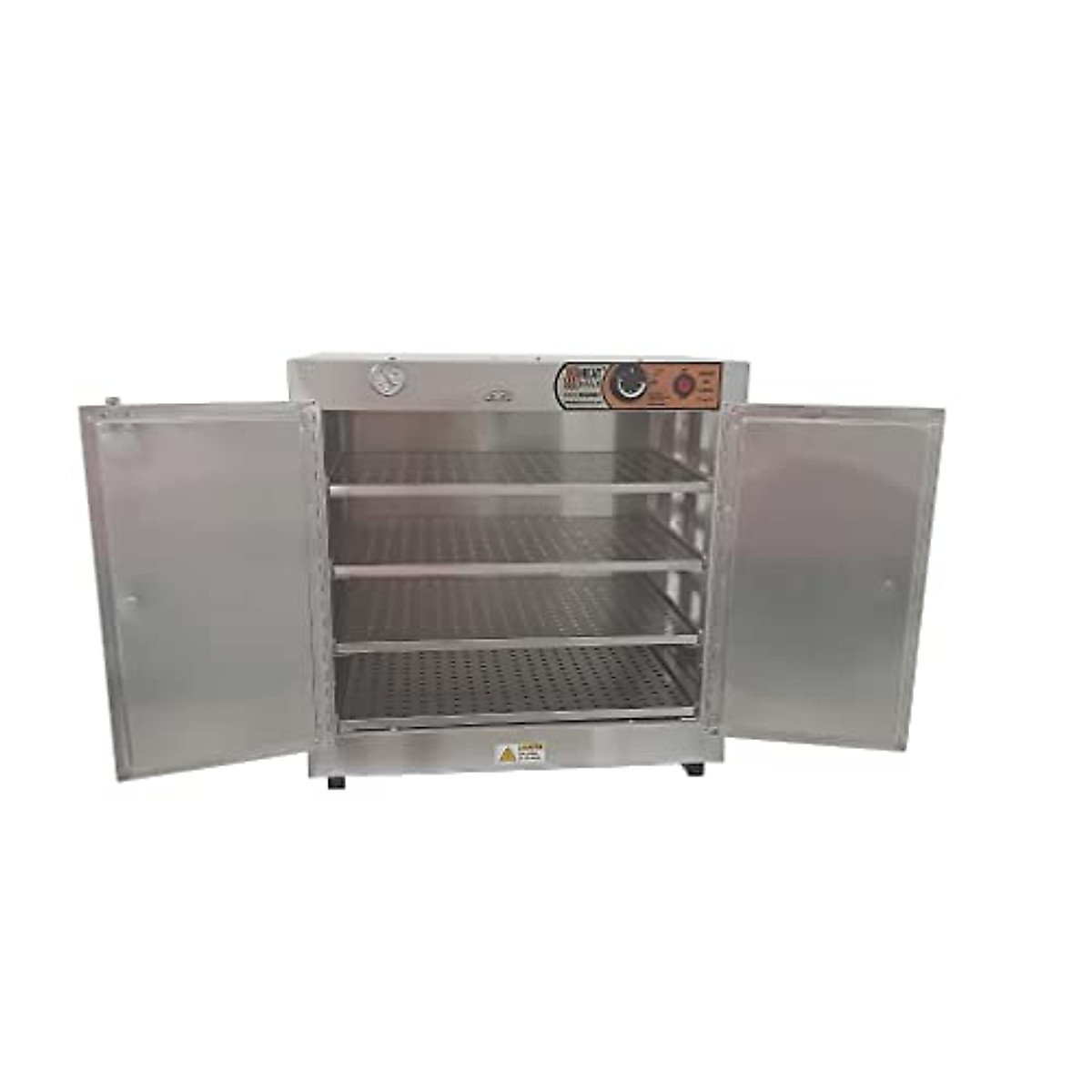 HeatMax 251524 Catering and Events Food Warmer with Water Tray, for 4 Full Size 3.25" Disposable Catering pans -- MADE IN USA with service and support