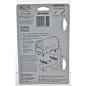 Gibraltar Mailboxes Galvanized Steel, Mailbox Mounting Bracket, MB100000