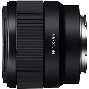 Sony a7C Mirrorless Full Frame Camera Body with Sony FE 50mm F1.8 Full-Frame Lens SEL50F18F Black ILCE7C/B Bundle with Deco Gear Photography Backpack Case, Software and Accessories