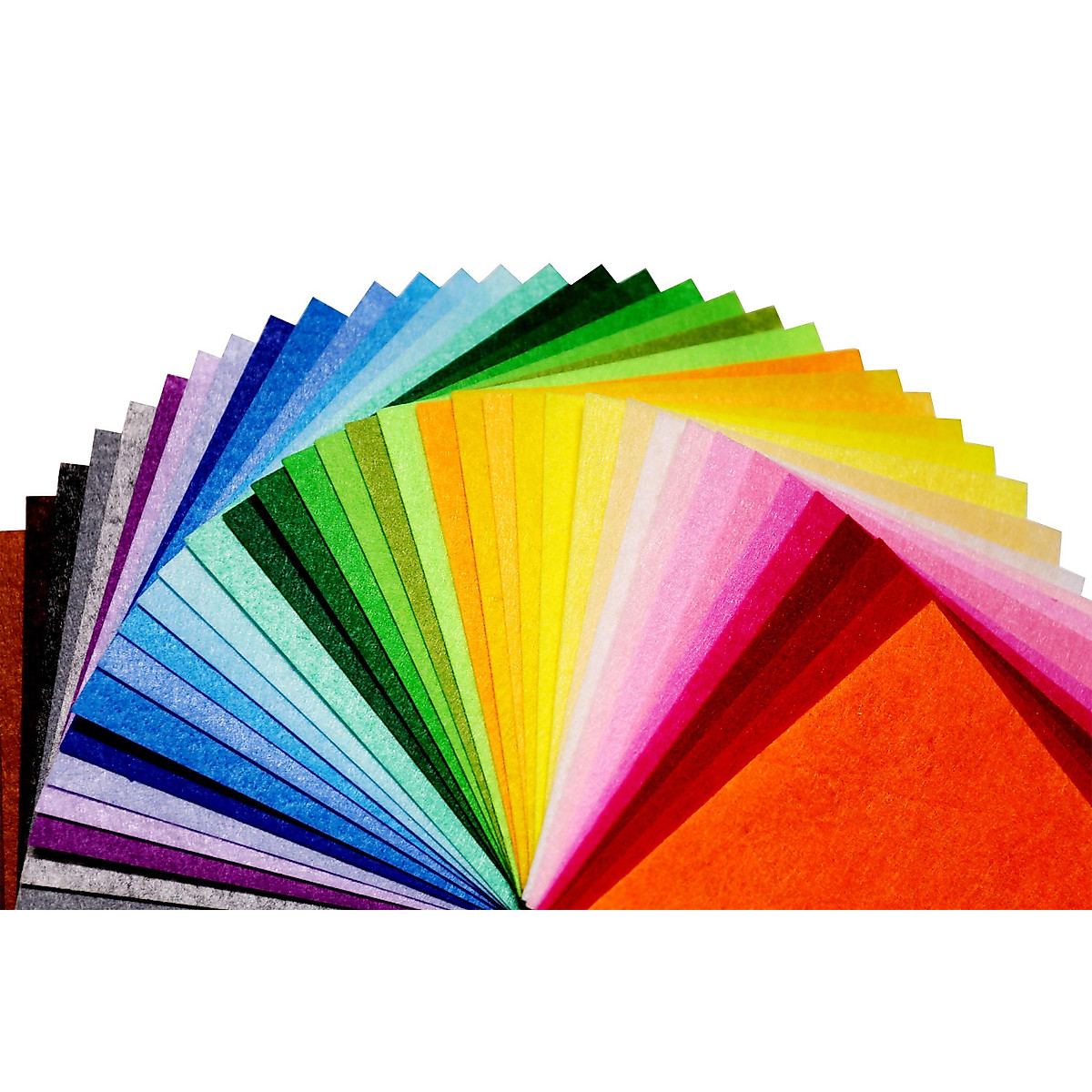 42PCS Colored Felt Fabric Sheets, 6 x 6 inches Macdori Craft Felt Squares for DIY Craft and Sewing Projects