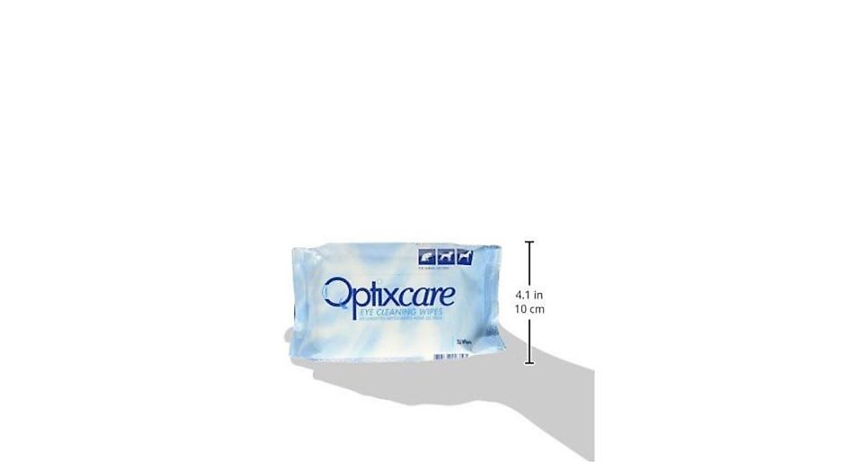 Optixcare Eye Cleaning Wipes 50 Count - Gentle Pet Eye Hygiene
