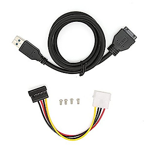 Shanrya USB Front Panel Adapter, 3.5in 5.25in USB1.1 USB2.0 Hot Swap PC Expansion Board Internal USB Hub for Home for School for Office