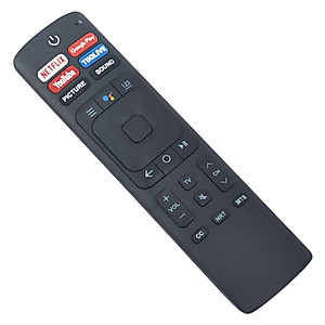 ERF3B69 Replacement Voice Remote Control fit for Hisense/Sharp 4k TV sub ERF3A69S ERF3B69S ERF3I69H W9HBRCB0006 LC-55N8003U LC-55Q7530U LC-58N7503U LC-65N8003U LC-75N8003U 55Q8070E LC-50N700