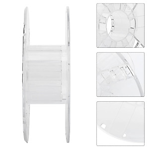 DOITOOL 3D Printer Filament Reusable Spool 3D Printer Accessories Hollow Bobbin 1kg Spool Filament Reel Parts, 7.87 x 7.87 x 2.56 inch