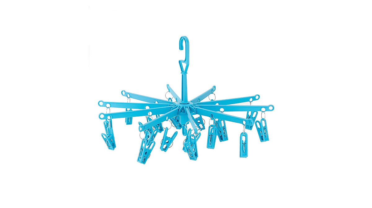 HANGERWORLD 20 Clip Hanging Drying Rack - 2 Pack