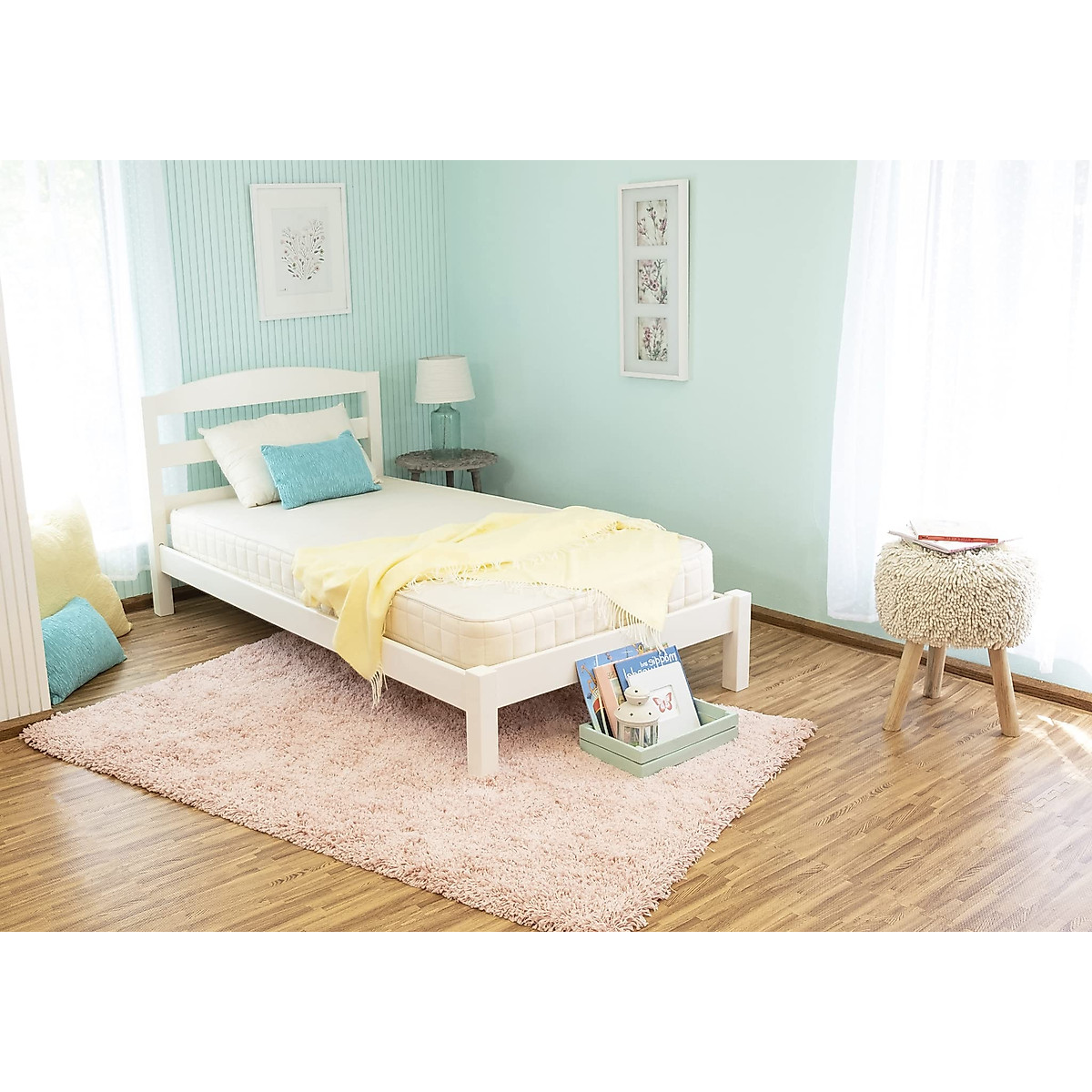 Naturepedic 2-in-1 Organic Kids Mattress - Full Mattress with Quilted Top and Waterproof Layer - Firm Mattress for Kids - Universal Comfort Mattress for Trundle Bed and Bunk Bed