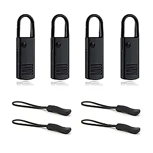 Zipper Pulls, Zipper Pull Upgraded 8PCS, Zipper Pull Replacement Premium Zipper Tab Tags Cord Extension Fixer for Luggage, Backpacks, Jackets, Purses, Handbags