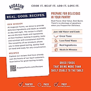 Augason Farms Creamy Potato Soup Mix Can, Emergency Food Supply, Everyday Meals, 36 Servings