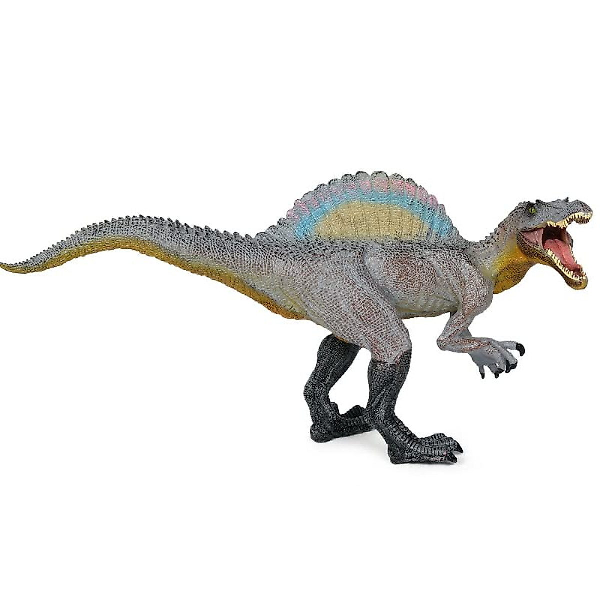 Gemini & Genius Dinosaur Toys for 3 4 5 6 7 Year Old Boys, Spinosaurus with Movable Jaw Dino Action Figure, Cool Birthday Cake Topper, Party Gift, Home Decoration for Kids