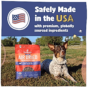 Pawstruck All Natural Air Dried Dog Food with Real Beef, Grain Free, Made in USA, Non-GMO, Vet Recommended, High Protein Limited Ingredient Full-Feed, All Breeds & Ages, 2.5oz Trial Bag