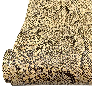 Yifely Snake Skin Print Tabletop Protect Paper Self-Adhesive Shelf Liner Makeup Cabinet Decor 17.7 Inch by 9.8 Feet