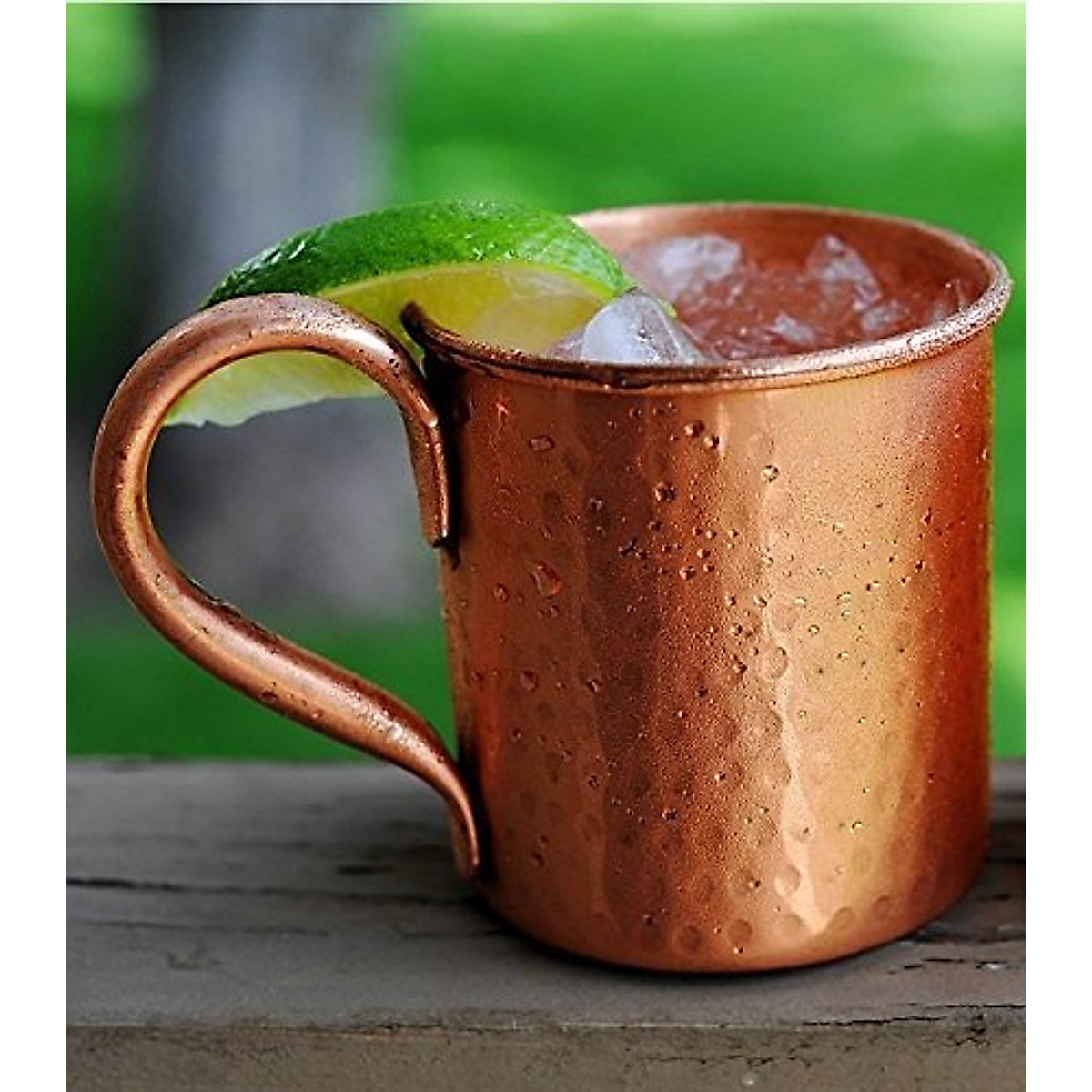 Hammered Copper Mugs for Moscow Mules - 14 Oz Size,set of 4 pc