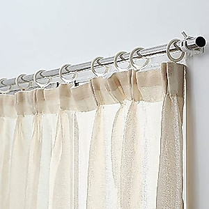 OUSIKA Rod Holder Pipe Clamp Wall Mount with Self No Drilling for Shower Curtain Tube in Home Kitchen Garage Storage 22.10.12 Grabber