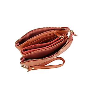 Handbag Republic SHOULDER BAGS WRISTLET CLUTCH HANDBAGS CONVERTIBLE TO CROSSBODY ((TD-0003)(TD-0004)) (Black (TD-0003))