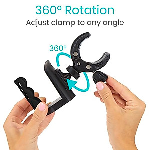 Vive Wheelchair Cup Holder (XL) - Universal, Adjustable, Clip On Accessory for Rolling Walker, Rollator, Electric Mobility Scooter, Stroller, Bike & Chair - Water Bottle Attachment for Seniors & Adult