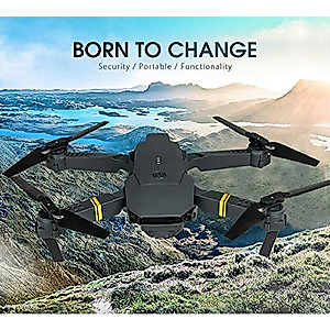 Remote Control Drones with Camera for Adults 4K, Flying Toys with 3-level Flight Speed 4 Channel Drones for Kids 8-12 with Camera Rc Plane Helicopters for Kids Cool Stuff Gifts for Men (Black)
