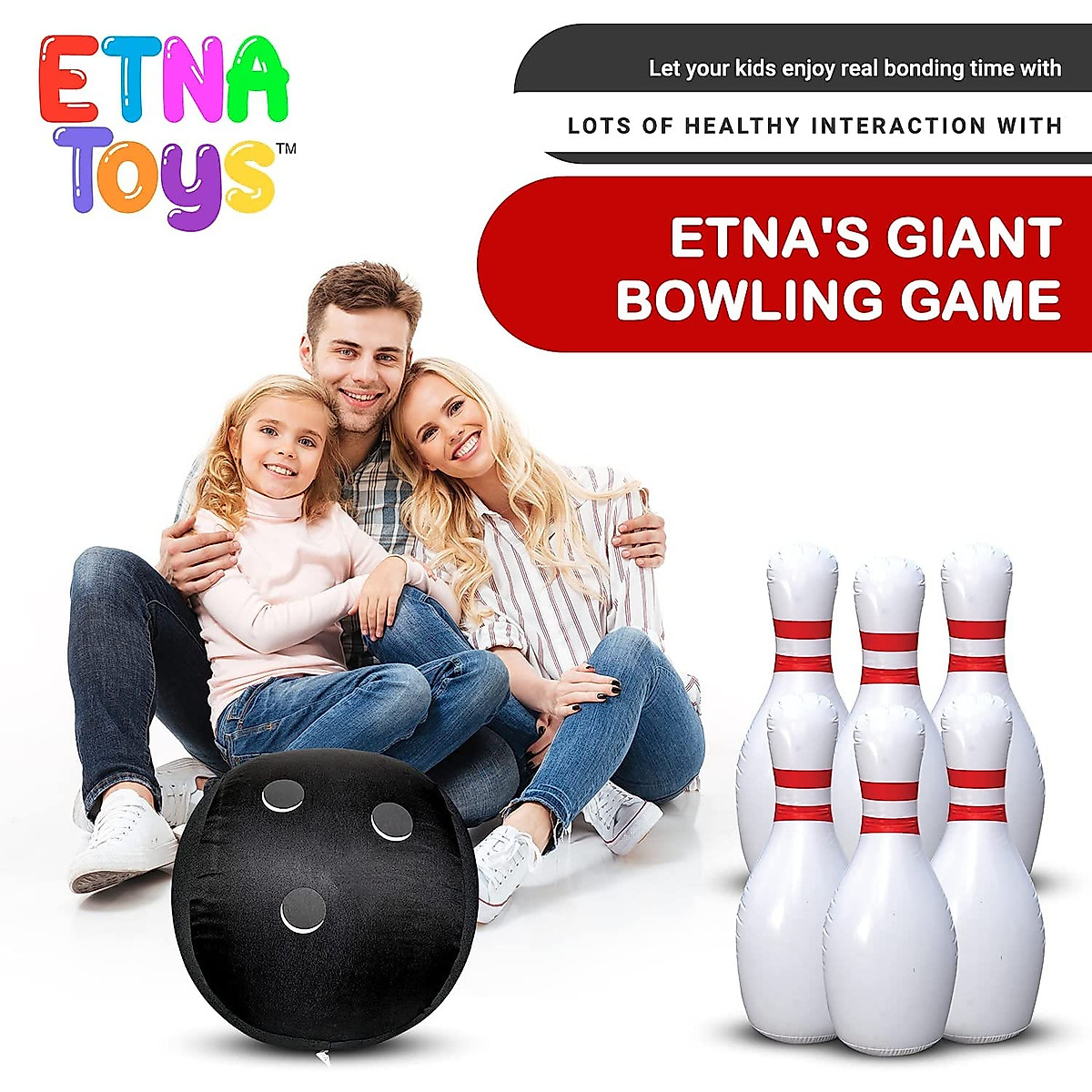 Etna Giant Inflatable Bowling Set