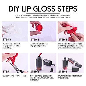 KYDA 200ML Moisturize Lip Gloss Base,Lip Gloss Base Oil Material Lip Makeup Primers, Non-Stick Lipstick Primer Lip Gloss Base for DIY Handmade Lip Balms Lip Gloss-200g