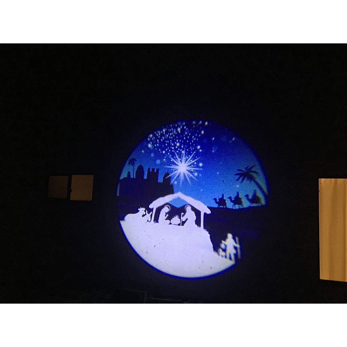 Beffy Arts Nativity Scene Outdoor Projector, Christmas in Bethlehem, Christian Themed holy Night Scene for Christmas Outdoor Lighting Outdoor Decoration