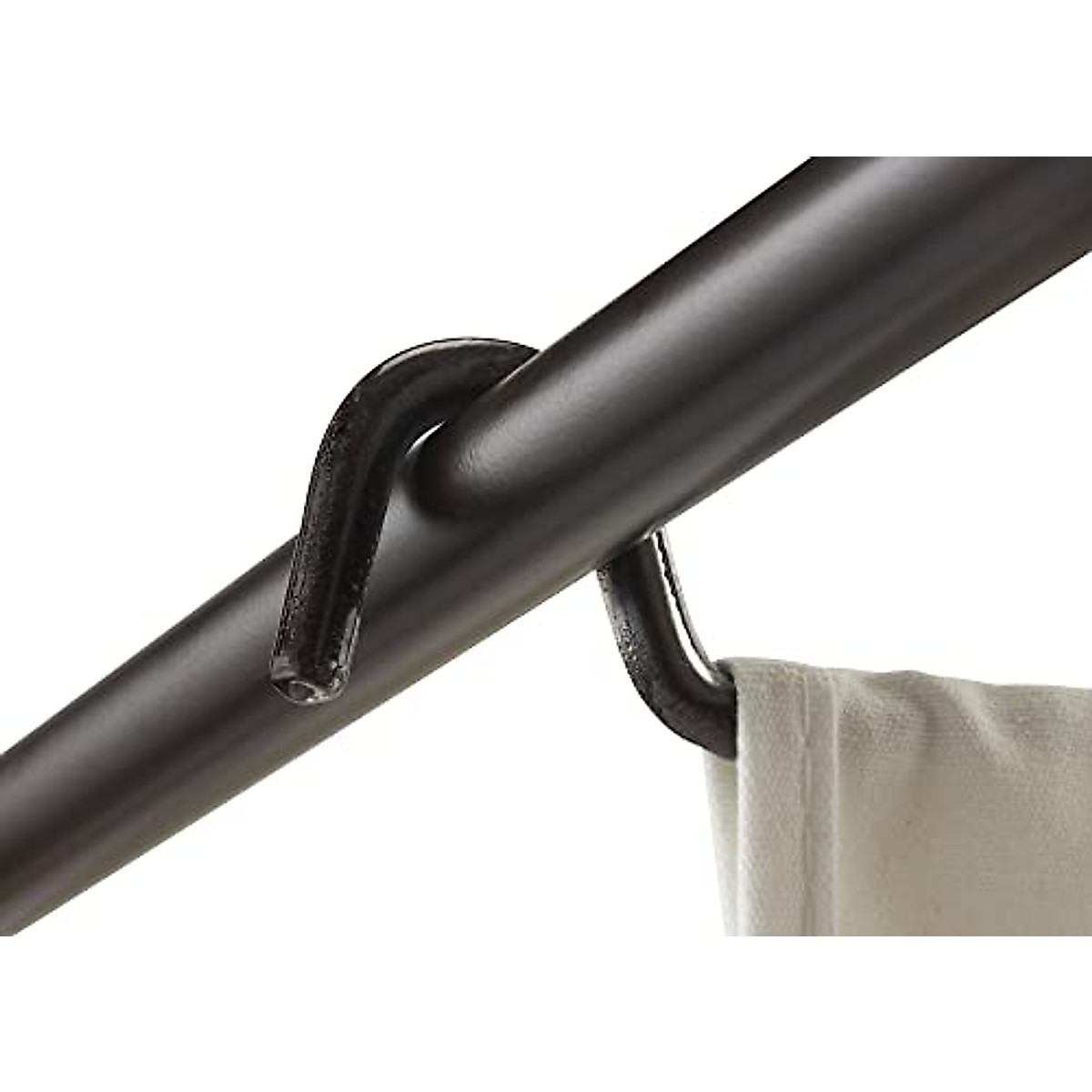 TRINITY EcoStorage 3-Bag Bamboo Laundry Station, Laundry-Room Organization and Dirty Clothes Hamper with 3 Shelves for Bedroom, Closet, Dorm Room and More, Bronze Poles