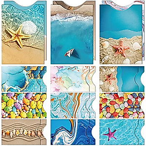 24 Pieces RFID Blocking Sleeves Aluminum Foil Identity Prevention RFID Credit Card Holders Includes 18 Card Sleeves and 6 Passport Sleeves